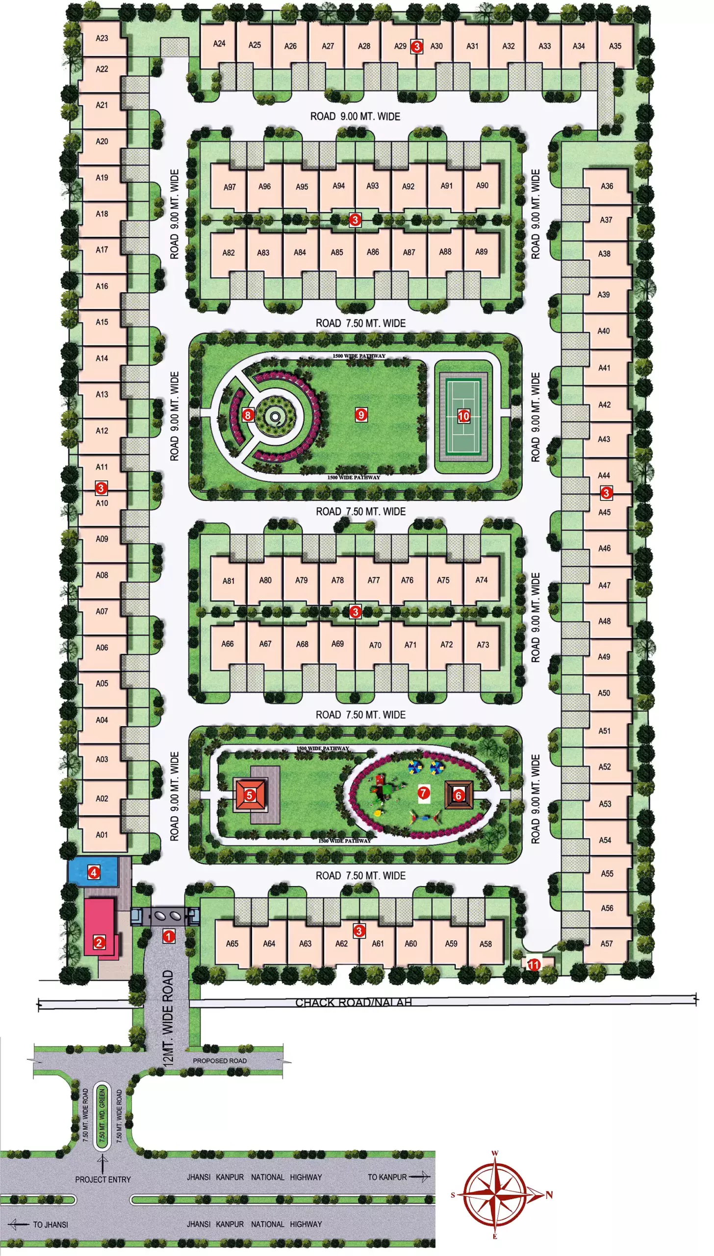 Layout - Krishna Anandam